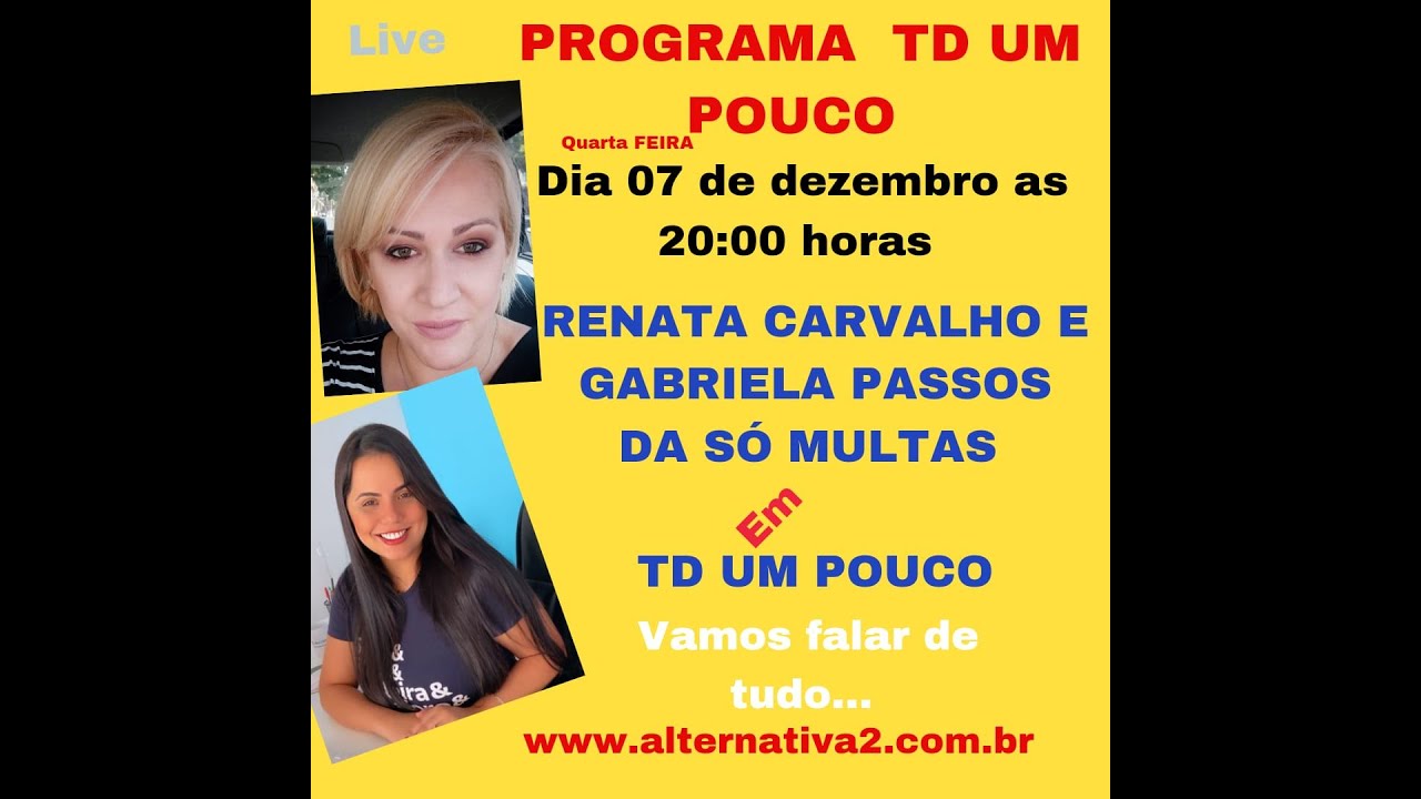 RENATA CARVALHO E GABRIELA PASSOS DE TD UM POUCO 2022 12 07 20 00 24 ...