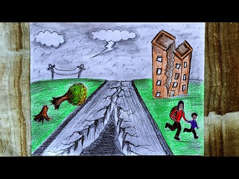 EARTHQUAKE DRAWING / DEPREM ÇİZİMİ / SİVİL SAVUNMA ÇİZİMİ  #deprem  #earthquake  @sbnmyucel