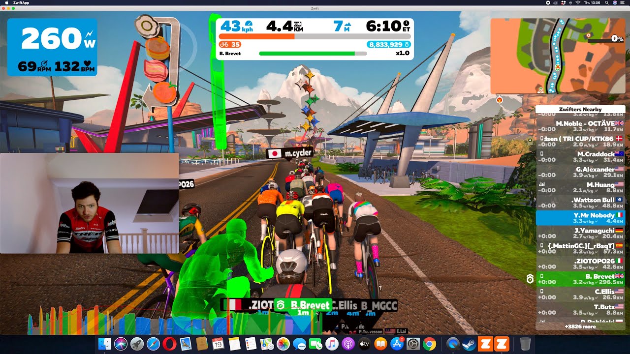 Zwift Pace Partner Ride Along - YouTube