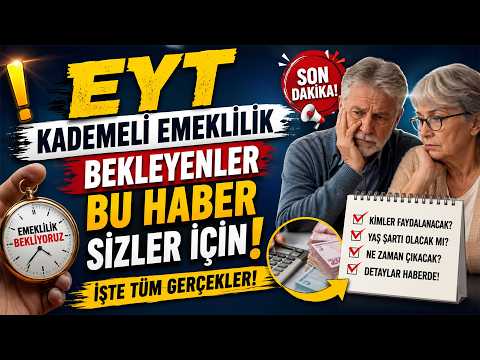EYT - Kademeli Emeklilik Bekleyenler!  Bu Haber Sizler İçin! İşte Tüm Gerçekler! #kademeliemeklilik