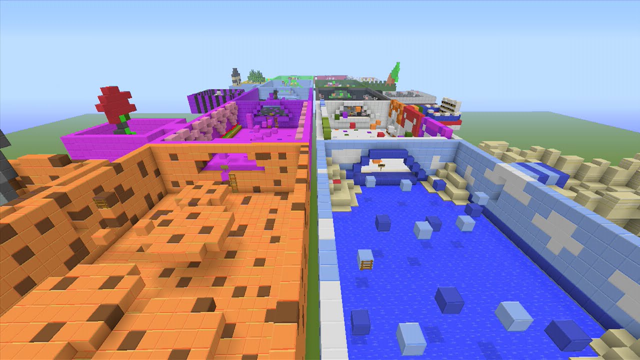 Minecraft Xbox - Youtuber Dash - Parkour Challenge - Part 2 - YouTube