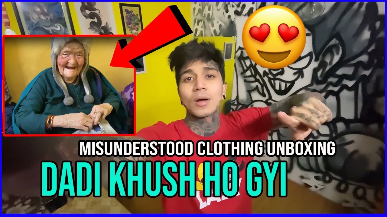 Misunderstood Clothing Unboxing - YouTube