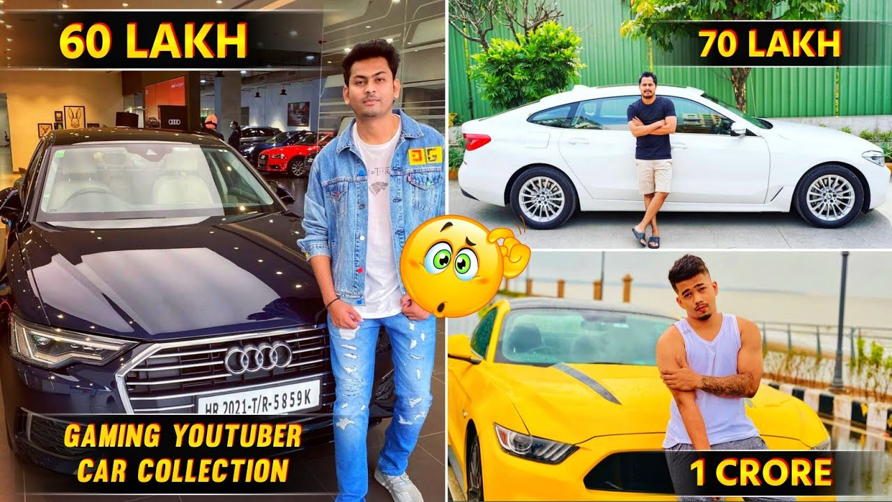 RICHEST GAMING YOUTUBER CAR COLLECTION 😱🔥|| MOST EXPENSIVE CAR FT ...