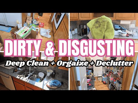EXTREME CLEAN WITH ME 2026 | Filthy, Disastrous House Deep Clean & Declutter