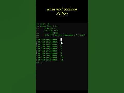 Python 'Continue' Statement: Boost Your Loop Efficiency! - YouTube
