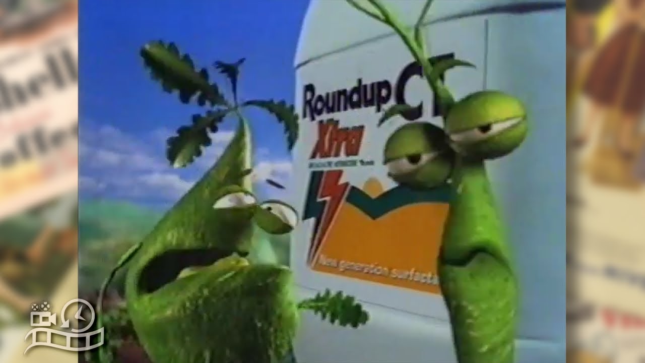 Roundup CT Xtra Weed Killer 1990s Advertisement Australia Commercial Ad ...