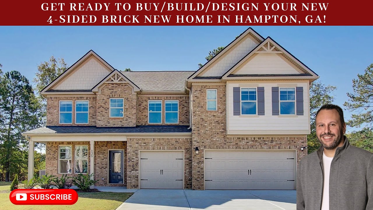 GOEGEOUS 4-Sided Brick Home In Henry County, Georgia. 3,000-4,000+ Sq ...