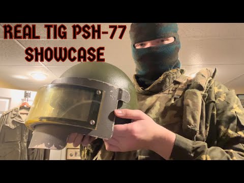 Original TIG PSH-77 Titanium Visored helmet showcase (Commless) - YouTube