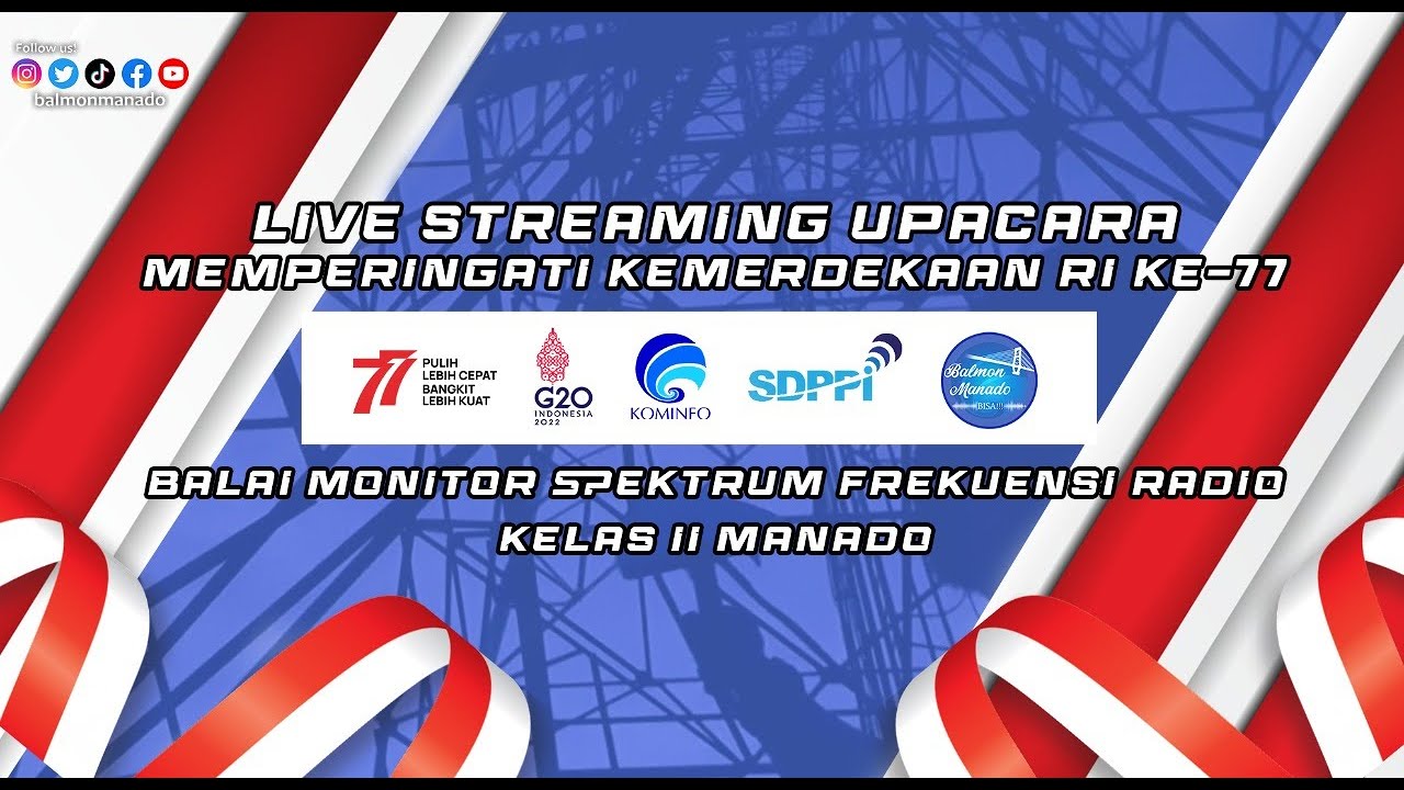 UPACARA BENDERA BALMON MANADO, Tanggal 17 Agustusn 2022 - YouTube