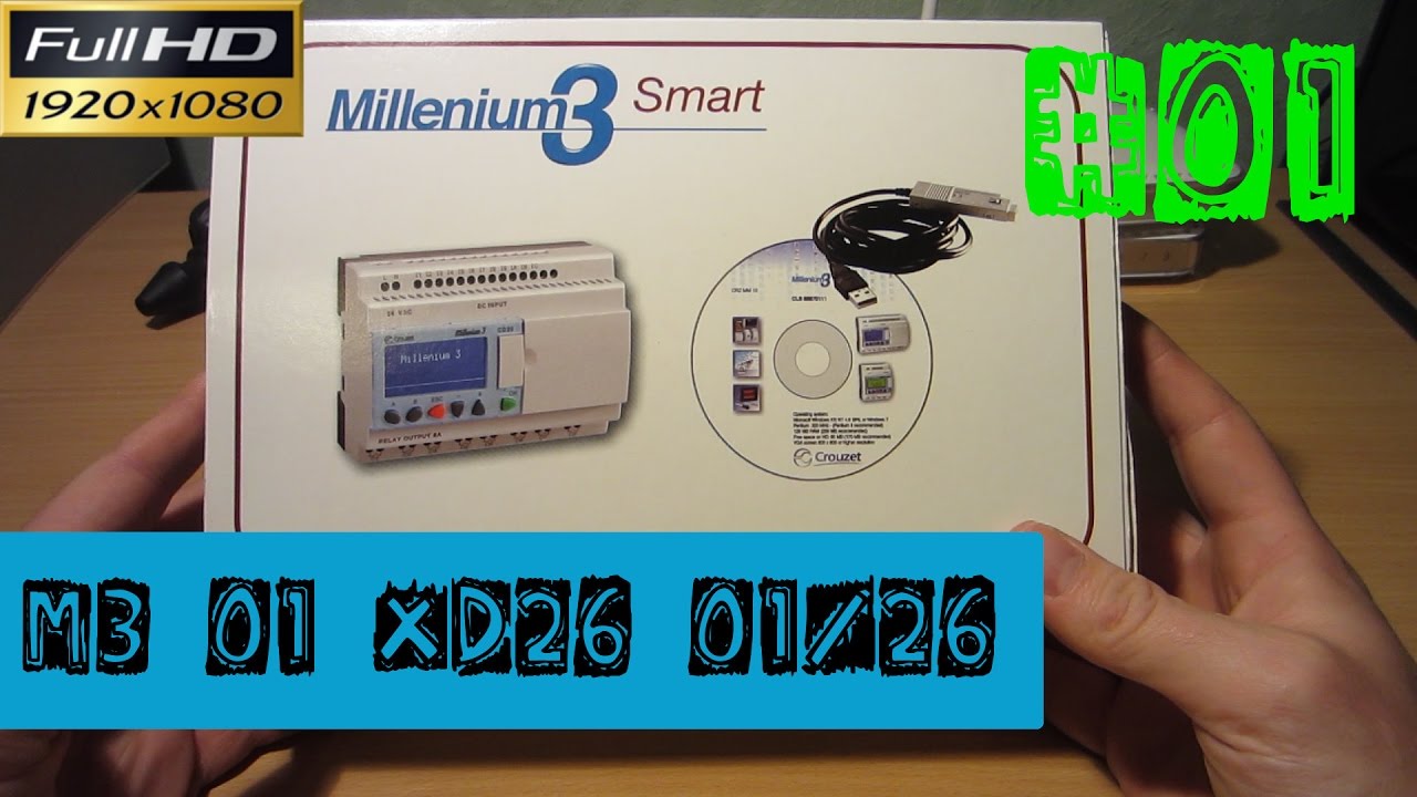 M3 01-XD26-01/26-Présentation du Millenium 3 XD26 Smart de Crouzet ...