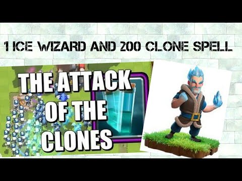 1 ICE WIZARD WITH 200 CLONE SPELL | PRIVATE SERVER - YouTube
