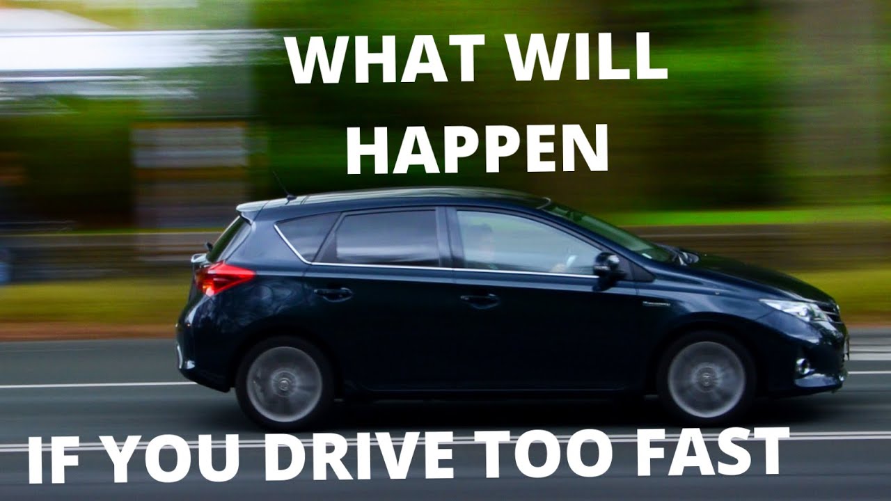 What happen when you drive too fast - YouTube