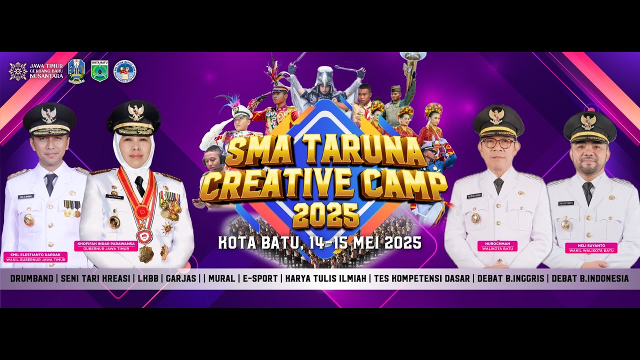 🔴 LIVE SMA TARUNA CREATIVE CAMP 2025 - YouTube