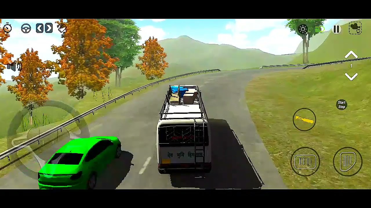 bus game op gaming video 🧐 heavy driver 😨💯 3d देव भूमि हिमाचल bus ...