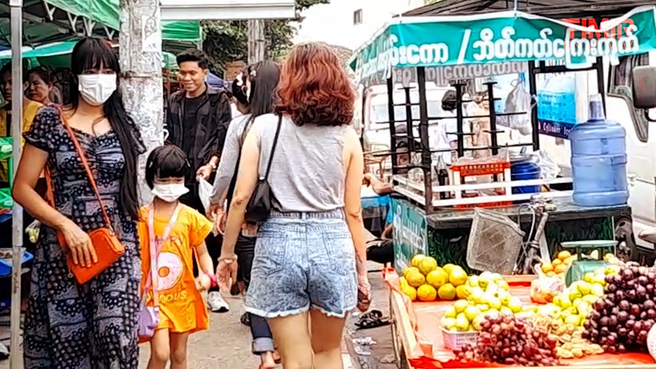🇲🇲 A Day Walk With Myanmar Neighborhood in Yangon - YouTube