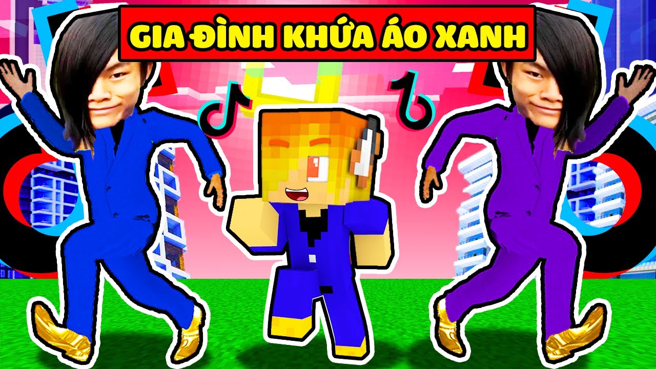 JACKVN EM BÉ ĐƯỢC GIA ĐÌNH KHỨA ÁO XANH NHẬN NUÔI TRONG MINECRAFT - YouTube