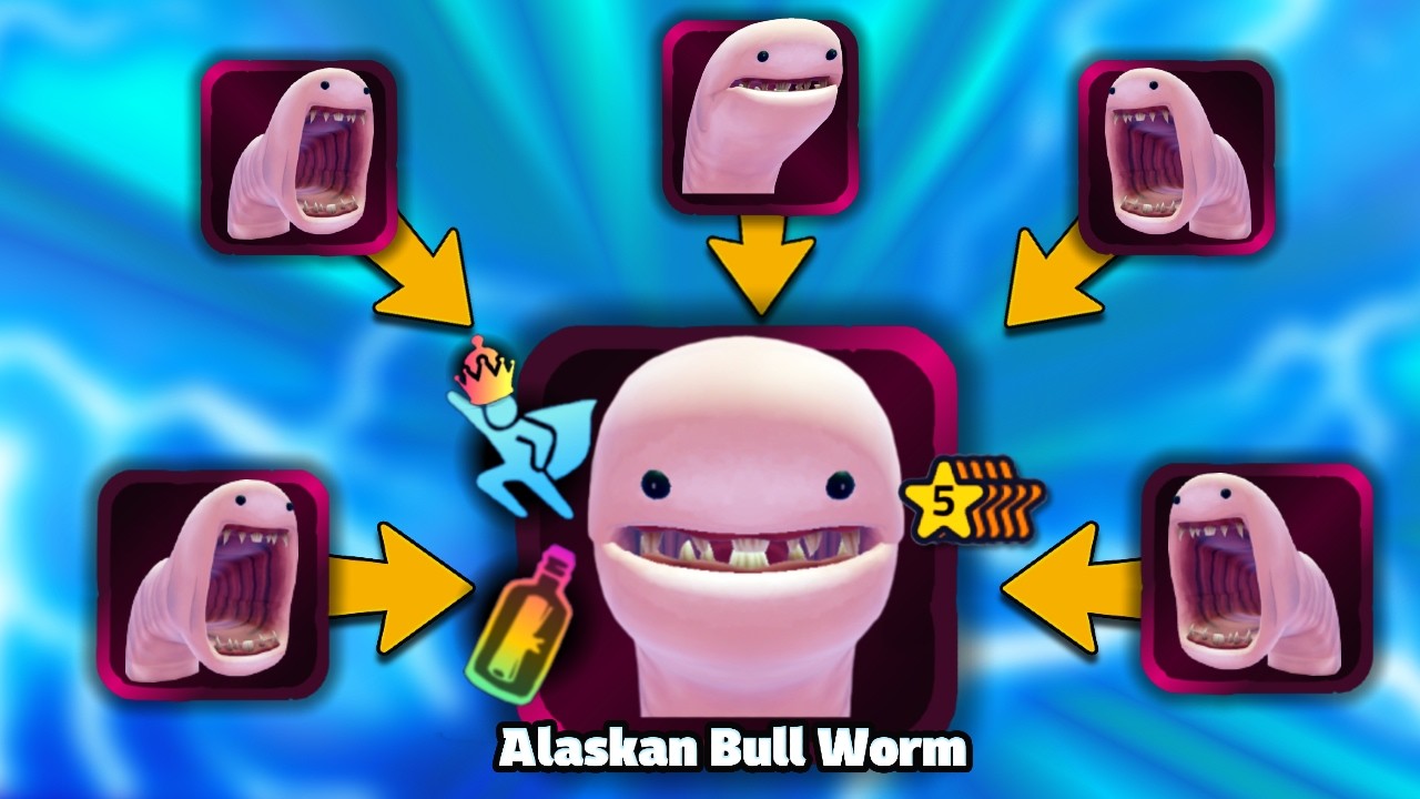 First Ever 5 Star Neptune Crown Alaskan Bull Worm (INSANE) - YouTube