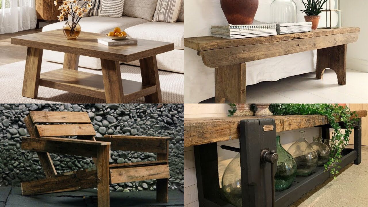 Rustic Upcycled Wood Furniture & Décor Ideas Turning Old Materials into ...