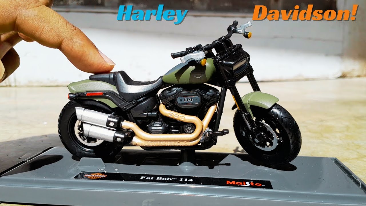 Unboxing of Harley Davidson Limited Edition Diecast Model Bike - YouTube