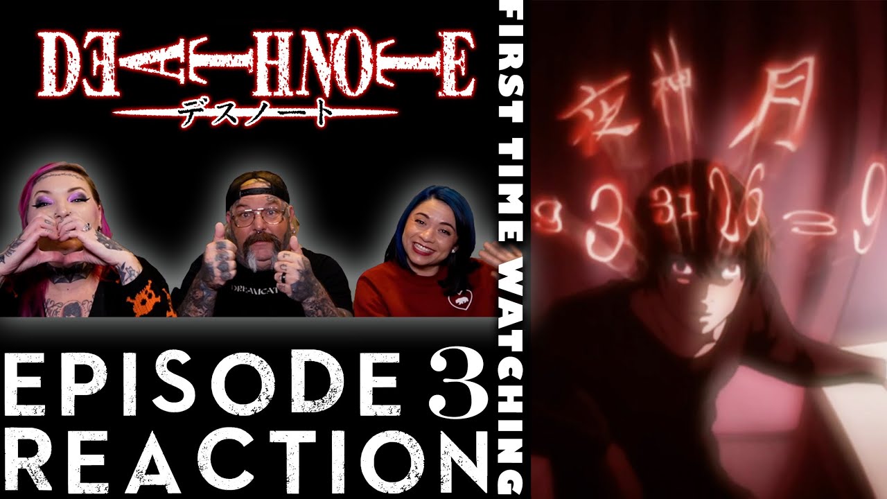First time watching anime: Death Note Episode 3 reaction. The ...