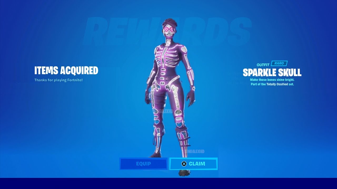 How To Get Sparkle Skull 3rd Style Skin NOW FREE In Fortnite! (Unlock ...