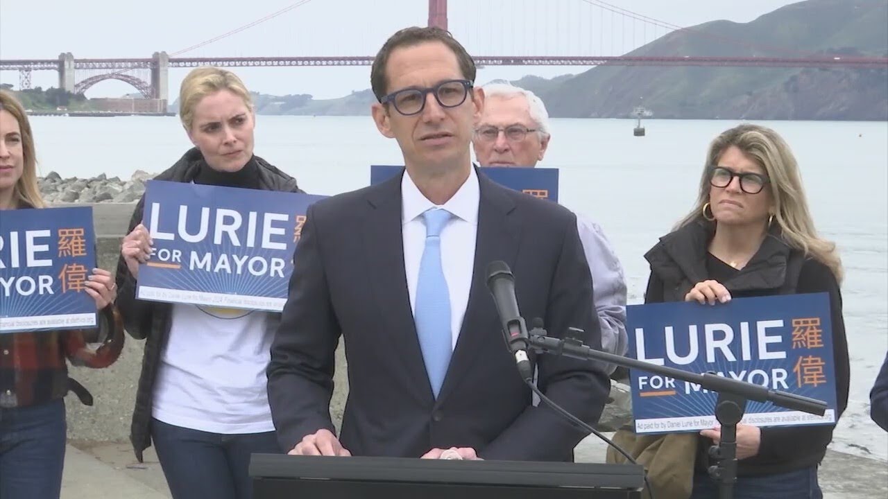 SF Mayor candidate Daniel Lurie gets big endorsement - YouTube