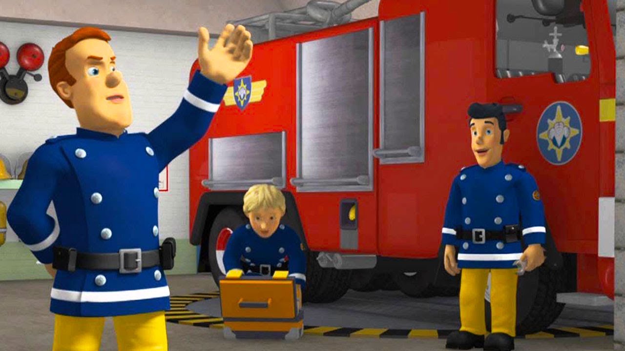 Sam el Bombero en español : Bombero James \ El equipo de bomberos ...