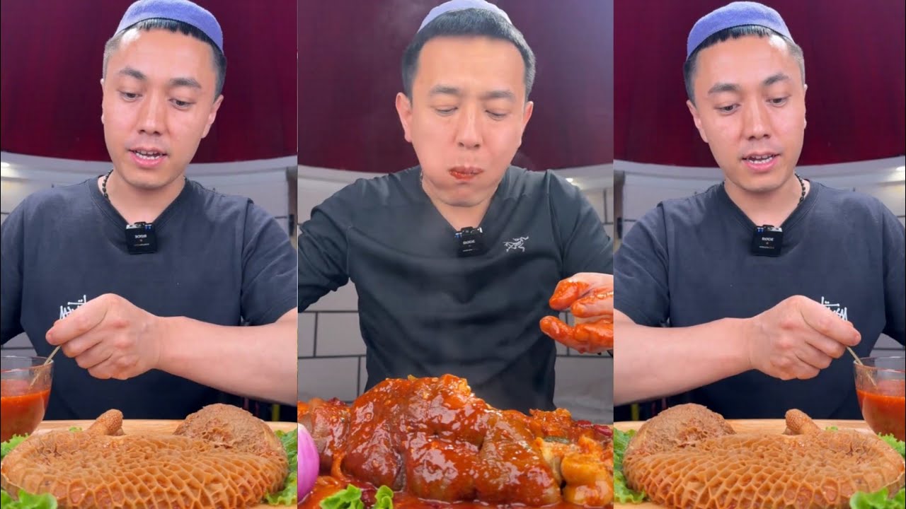 Chinese Man Mukbang Food Eating Show | Delicious Billy Goat | Shared ...