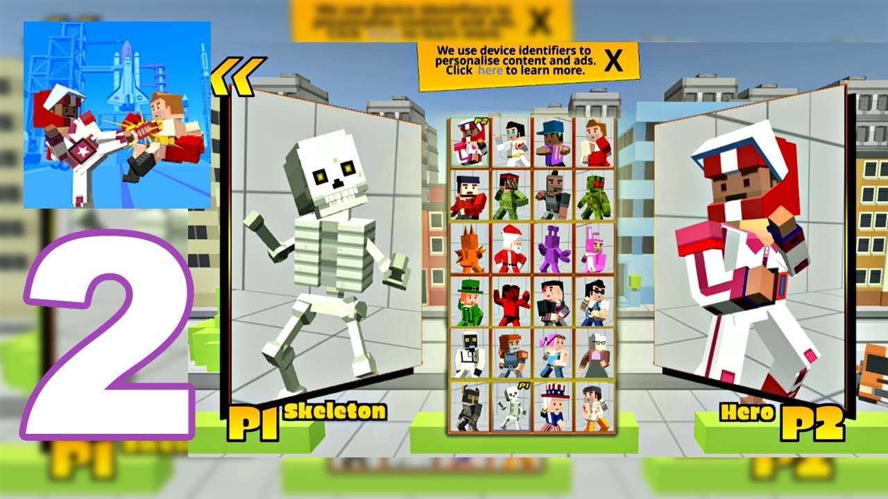 Pixel Fighting 3D - Gameplay Walkthrough Part 2 (Android Games) - YouTube