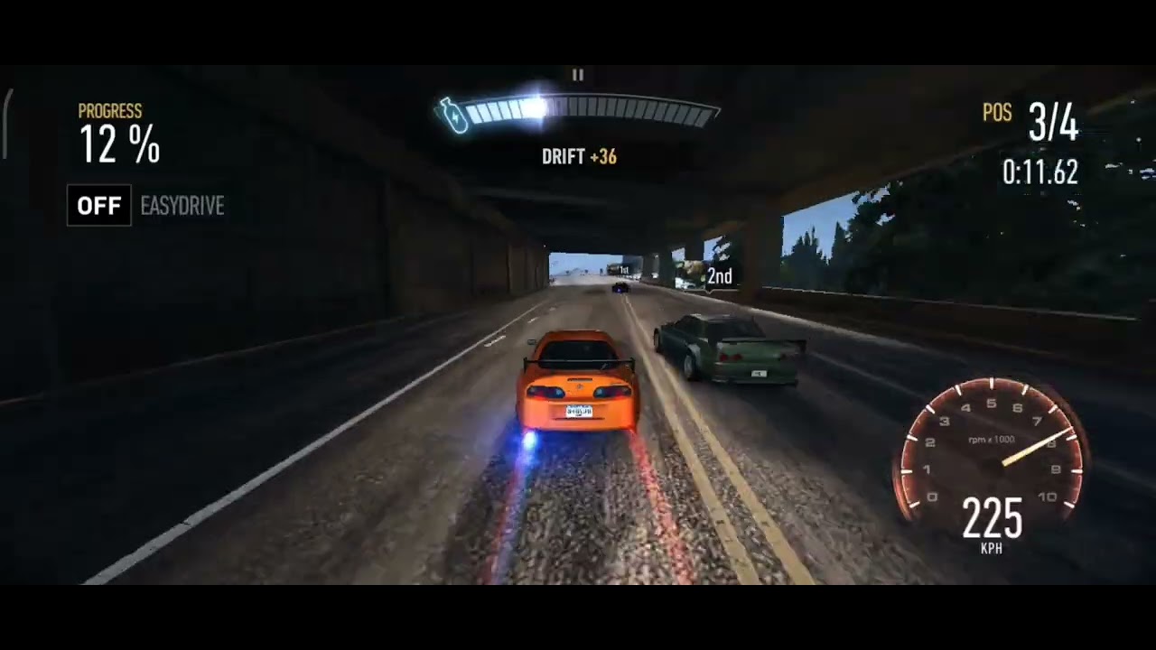 NFS No Limits Mobile Toyota Supra Fast and Furious - YouTube
