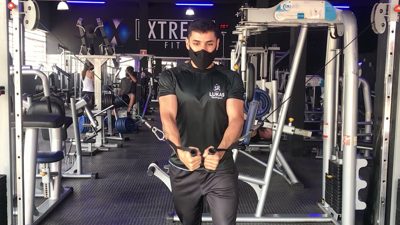 Cross over polia alta - YouTube