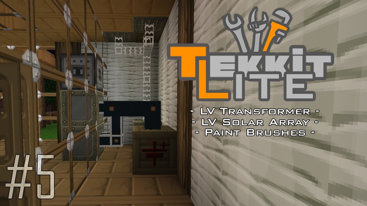 Tekkit - Part 5: LV Solar Array, LV Transformer, & Paint Brushes! & 200 ...