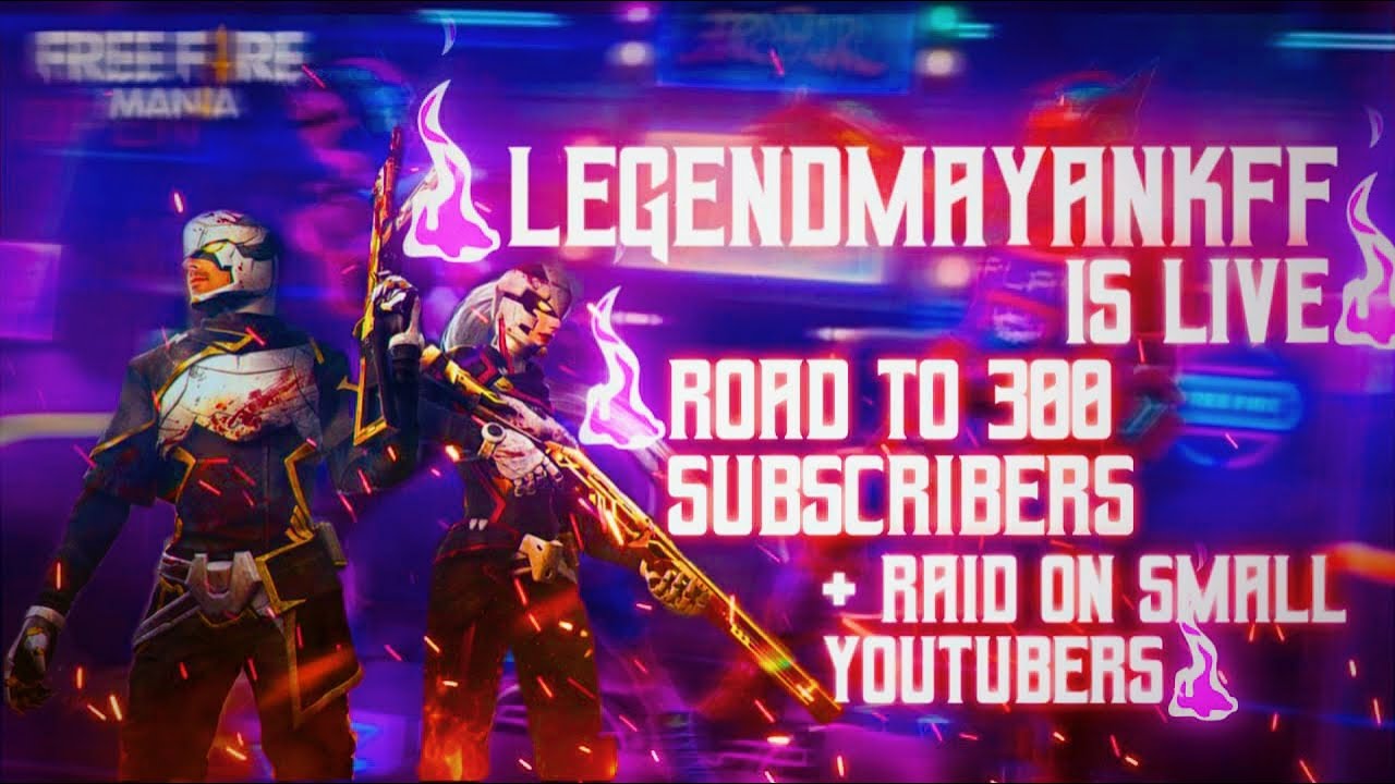 LEGEND MAYANK FF's broadcast - YouTube