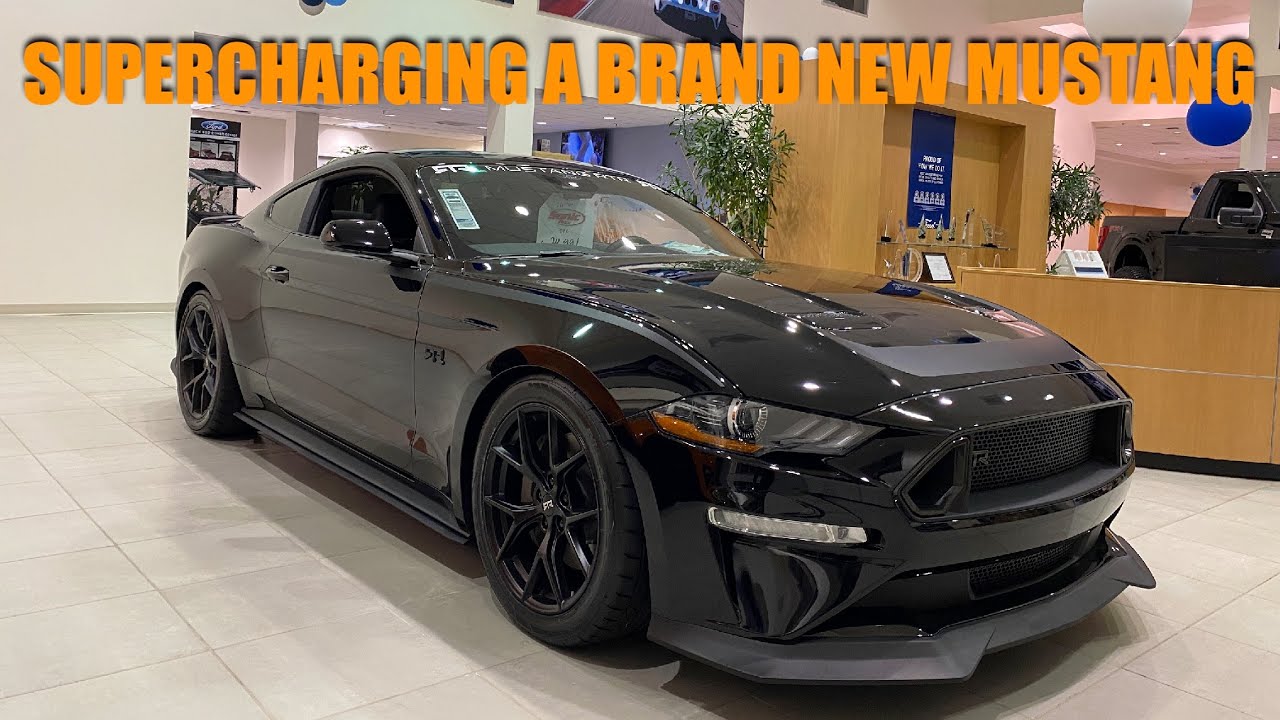 Installing a Roush Phase 2 Supercharger on my 2021 Mustang GT - YouTube