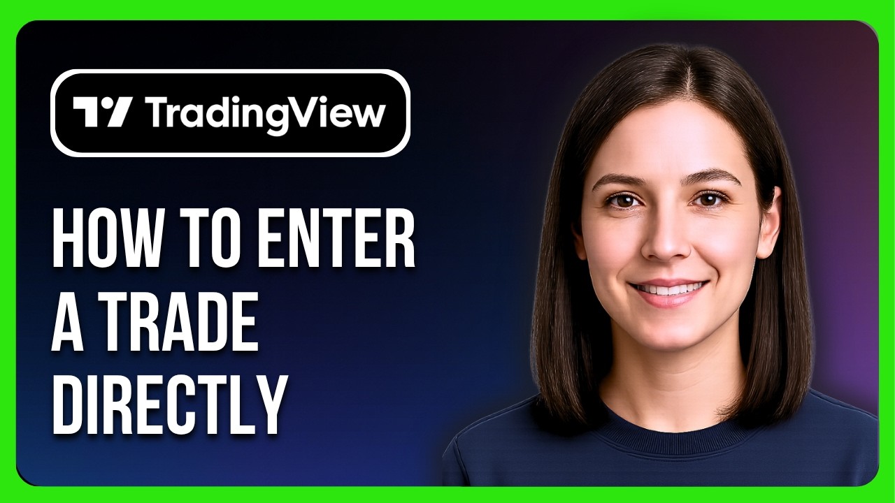 How To Enter A Trade Directly On Tradingview Desktop - YouTube