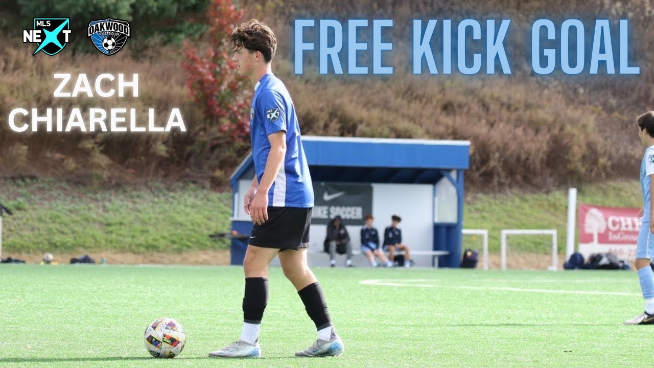 Zach Chiarella Free Kick Goal vs Seacoast United | Oakwood SC MLS Next ...
