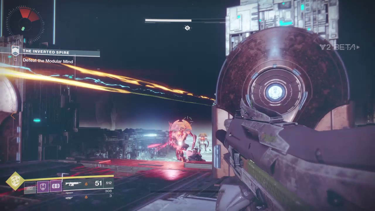 Destiny 2 PS4 Beta Inverted Spire Vex Boss Fight - YouTube