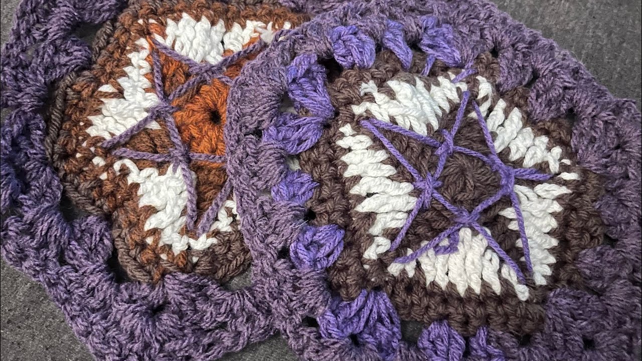 How to make Crochet Pentacle Pentagon Granny Square - YouTube