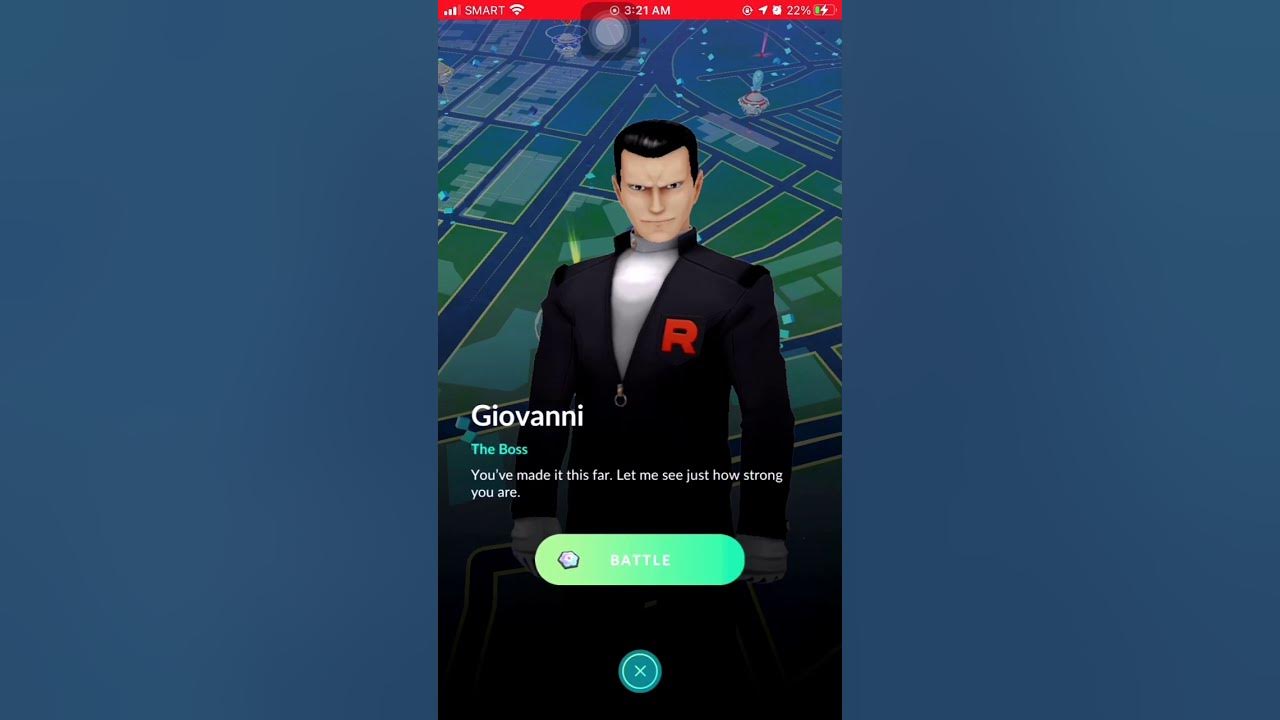 Full Battle: Defeating Team Rocket Boss Giovanni in Pokemon Go - YouTube