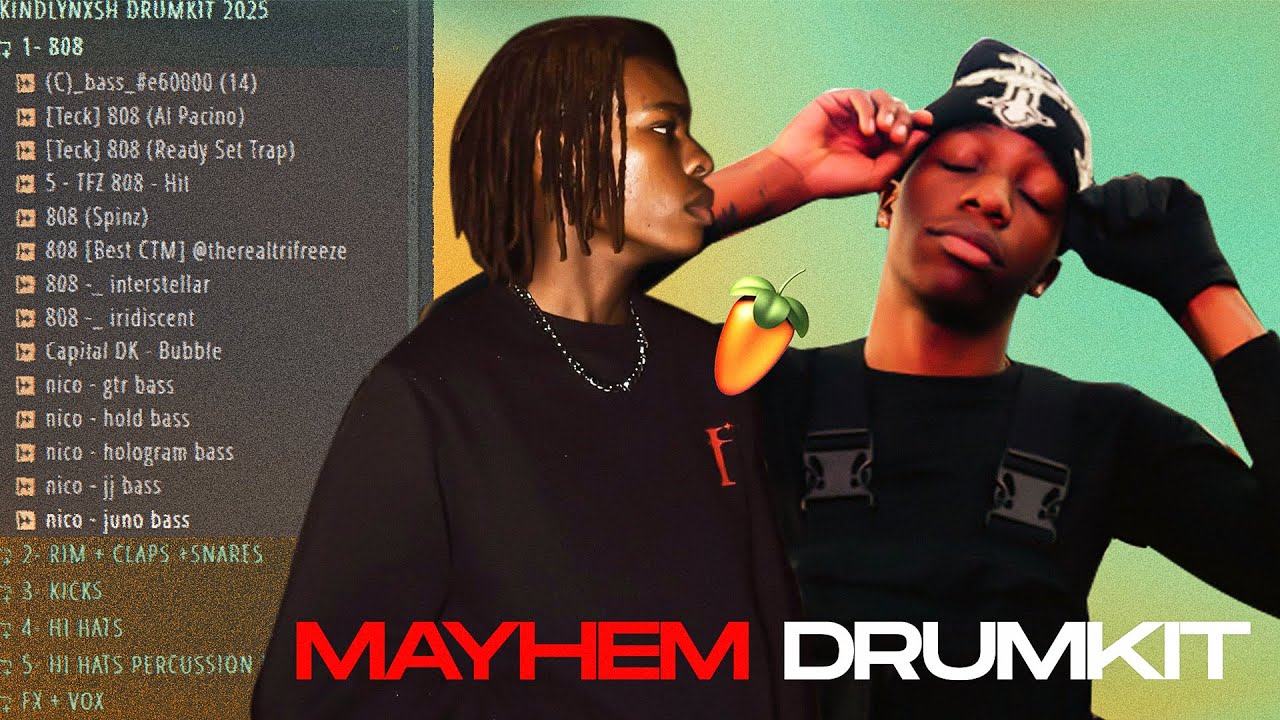 [FREE] KindlyNxsh "MAYHEM" Drum Kit 2025 - YouTube