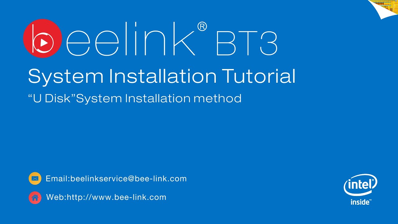 Beelink BT3 System Installation Tutorial ----OS 64bit/32bit - YouTube