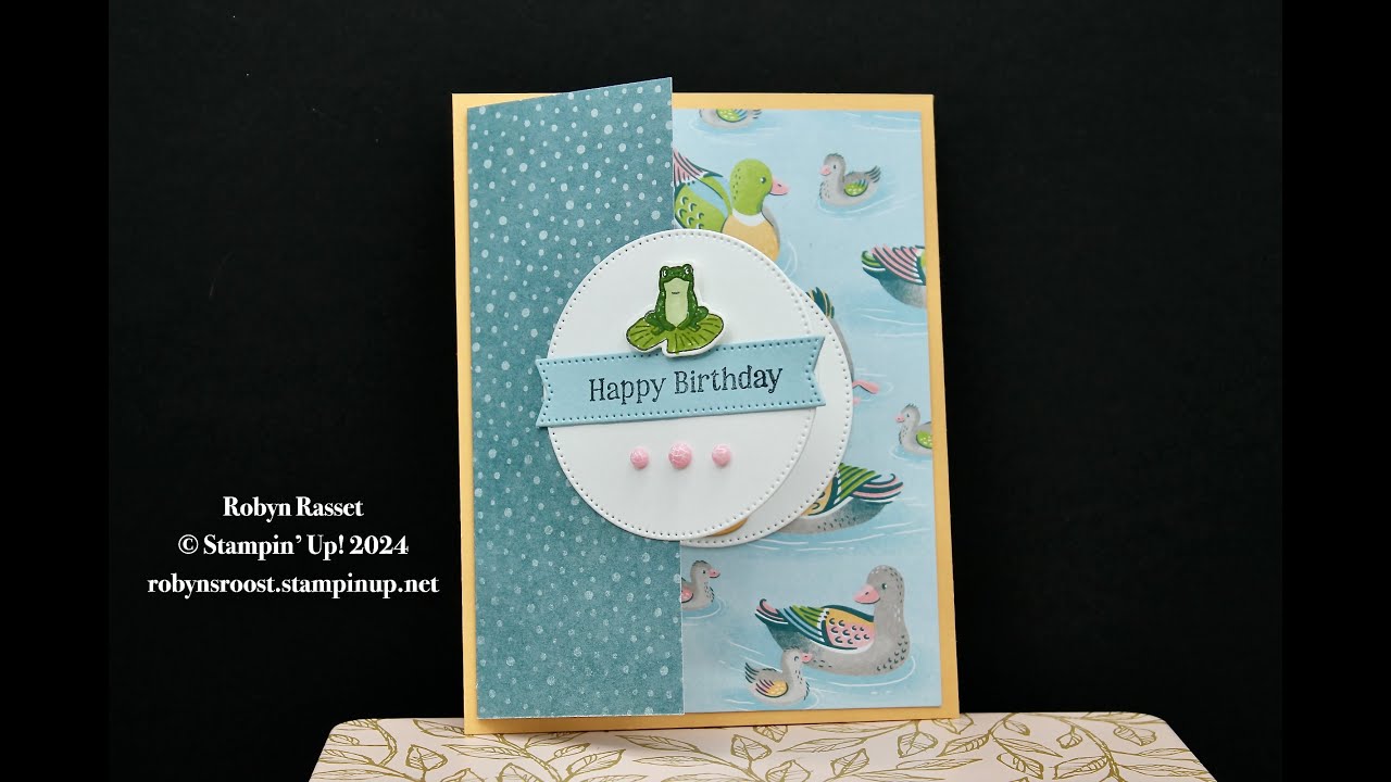 Summer Splash Card Kit Card One - YouTube
