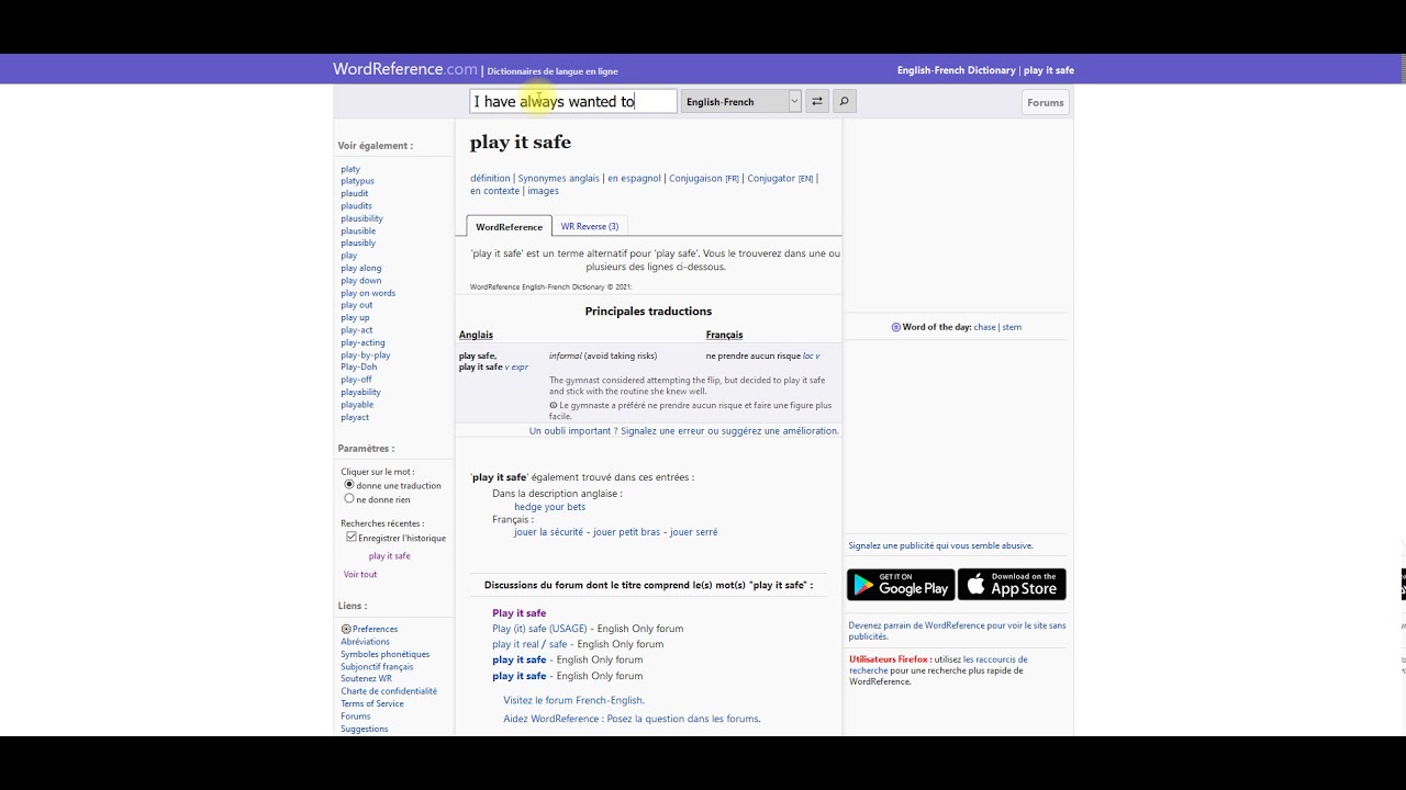 Utiliser le forum de wordreference - YouTube