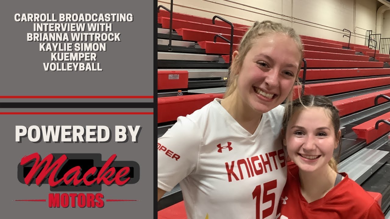 Carroll Broadcasting Sports Network interview with Brianna Wittrock and ...