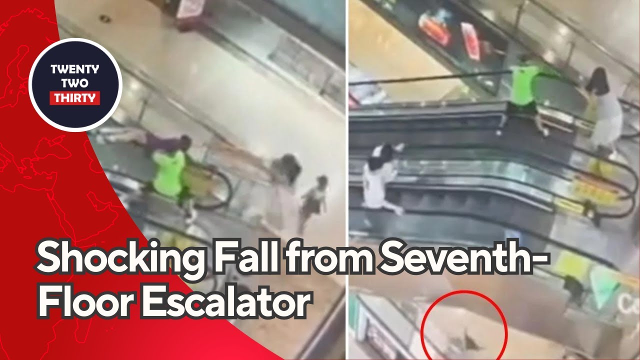 Shocking Fall from Seventh-Floor Escalator: Boy in Critical Condition ...