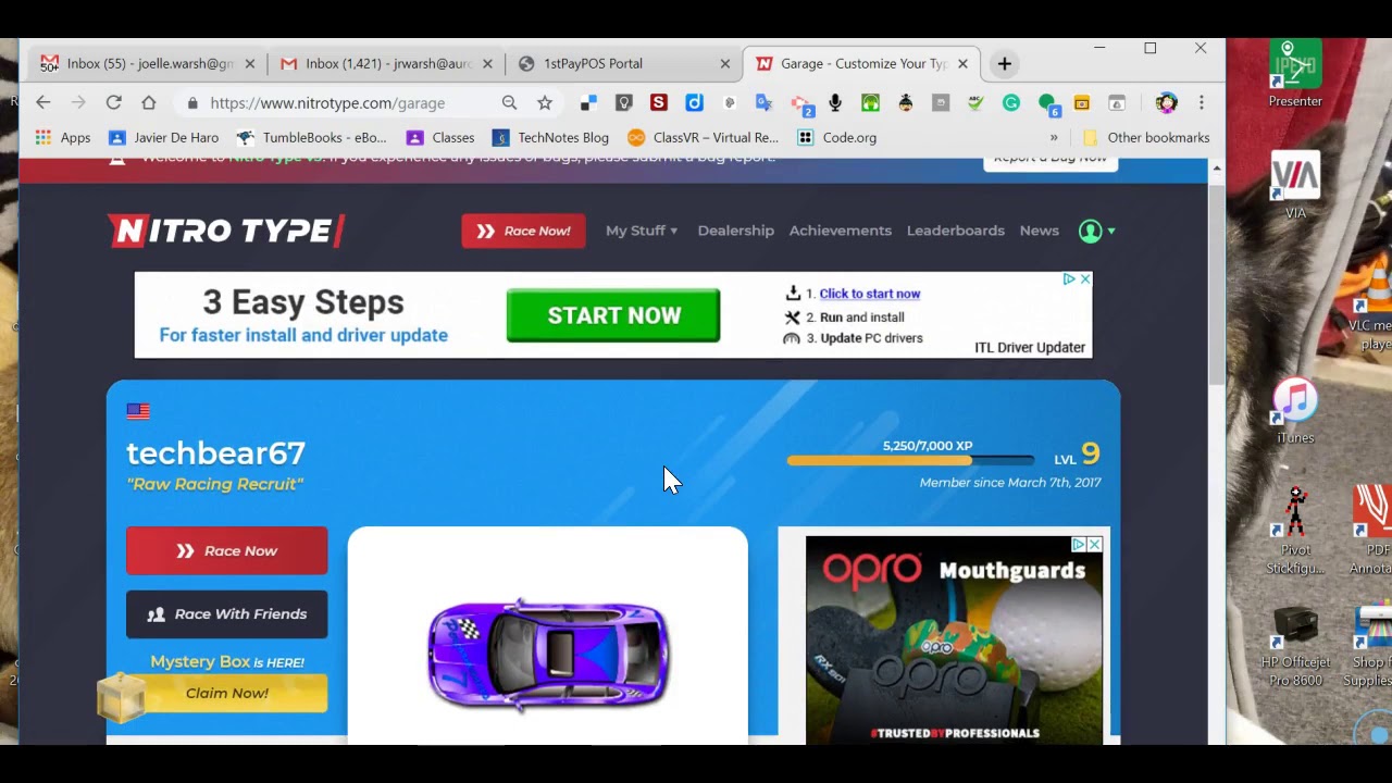 Nitro Type Account Username And Password 2019