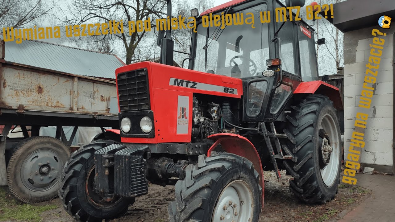 Z życia mechanika🛠 MTZ na warsztacie😱🤔 Wymiana uszczelki pod miską ...