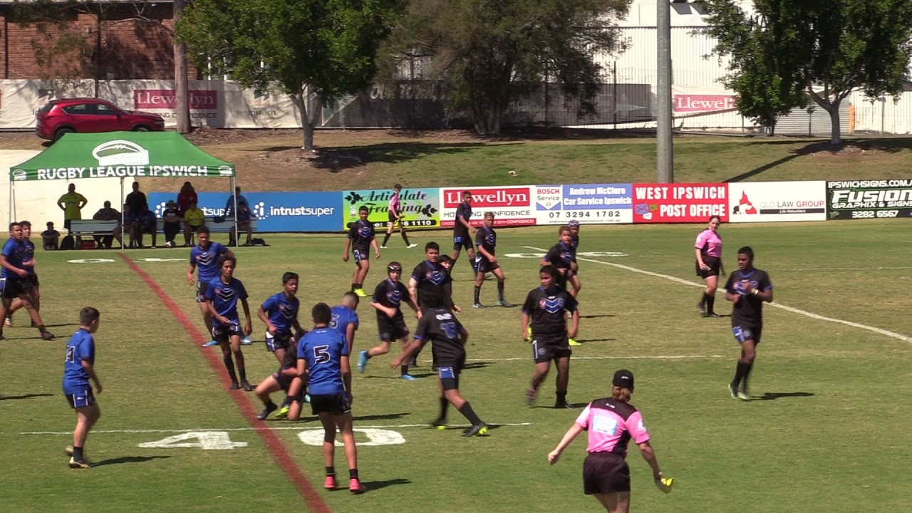 H2 UNDER 13s Goodna BLUE VS Goodna BLACK [GRAND FINAL] - YouTube