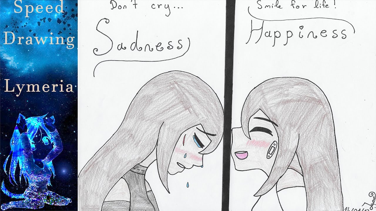 Speed Drawing | Don't cry... Smile for life ! - YouTube