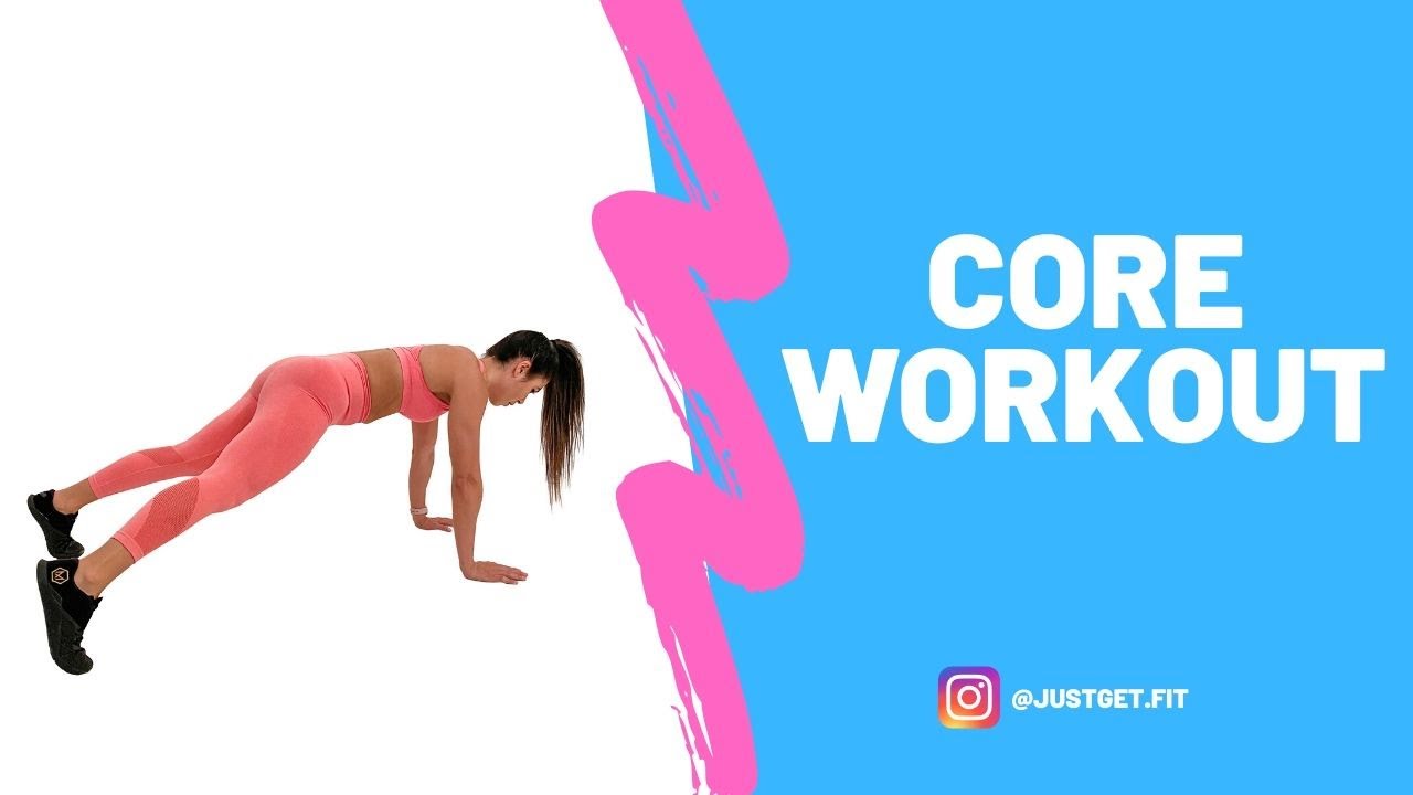 Home Core Workout: Plank Toe Taps - YouTube